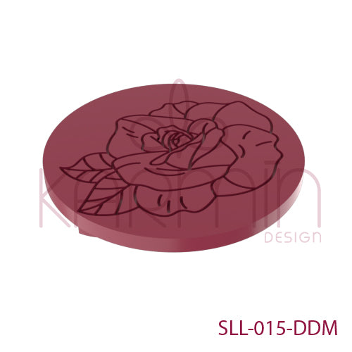 Sello Relieve y estampa: Flor Rosa – Karmin Design MX